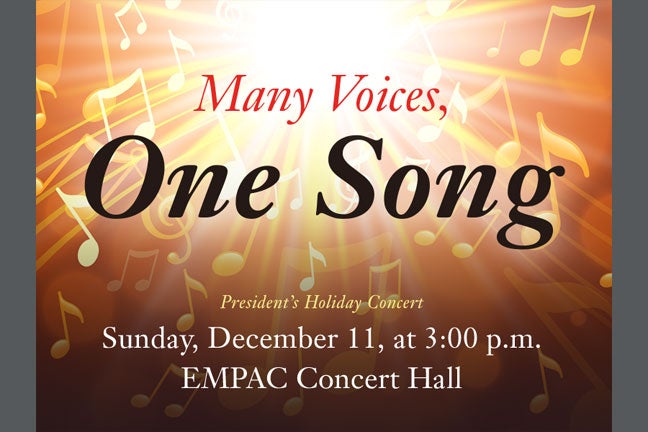 RPI President’s Holiday Concert Set for December 11 | News & Events